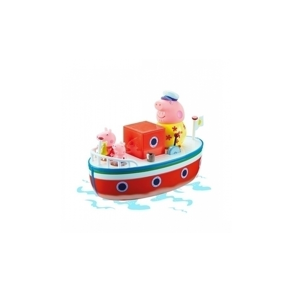 Peppa Pig Le Bateau de Papy Pig avec 3 personnages | Greenweez