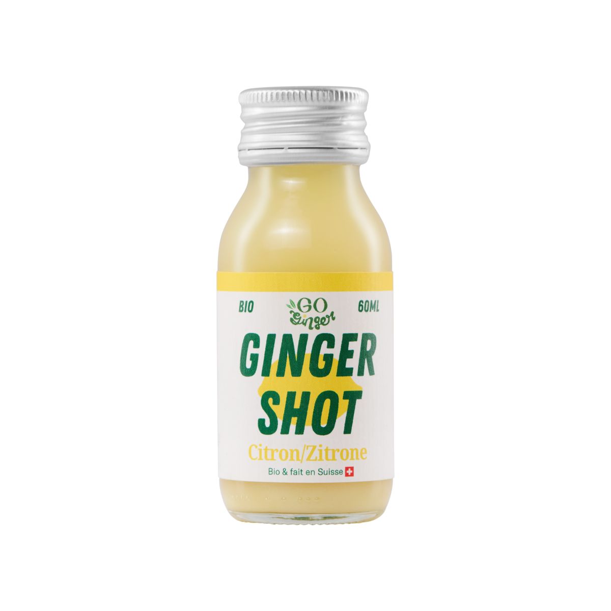 Shot de jus de gingembre et citron bio 60ml | Greenweez