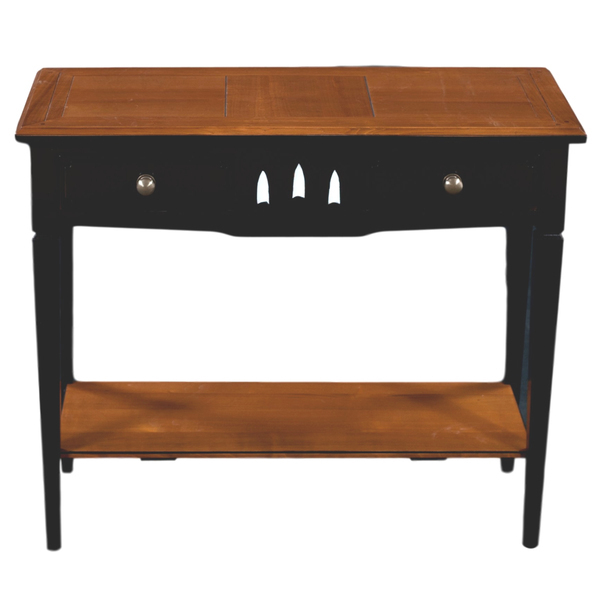 Console cache-secrets 3 tiroirs, merisier massif | Greenweez