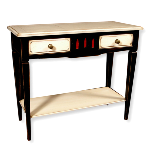 Console cache-secrets 3 tiroirs, merisier massif | Greenweez