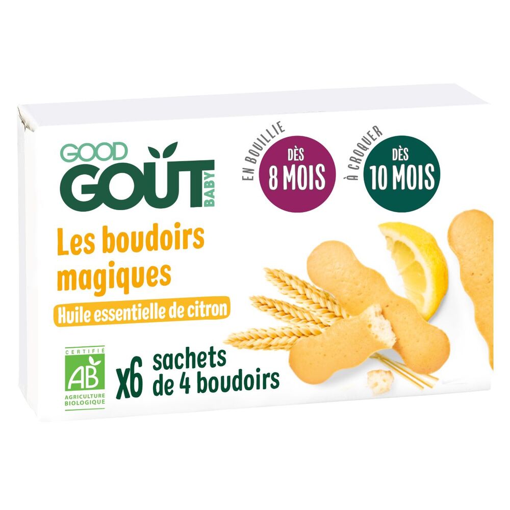 Boudoirs citron dès 8-10 mois 120g | Greenweez