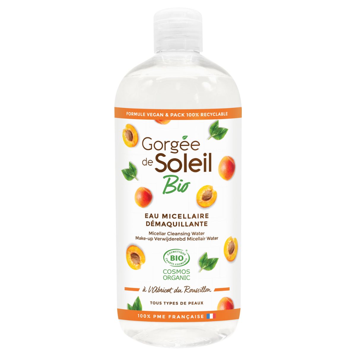Gorgée De Soleil Eau micellaire démaquillante bio 500ml | Greenweez