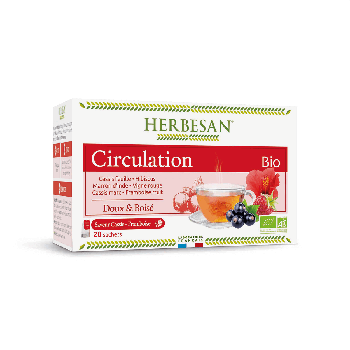 Infusion circulation bio 20 sachets | Greenweez