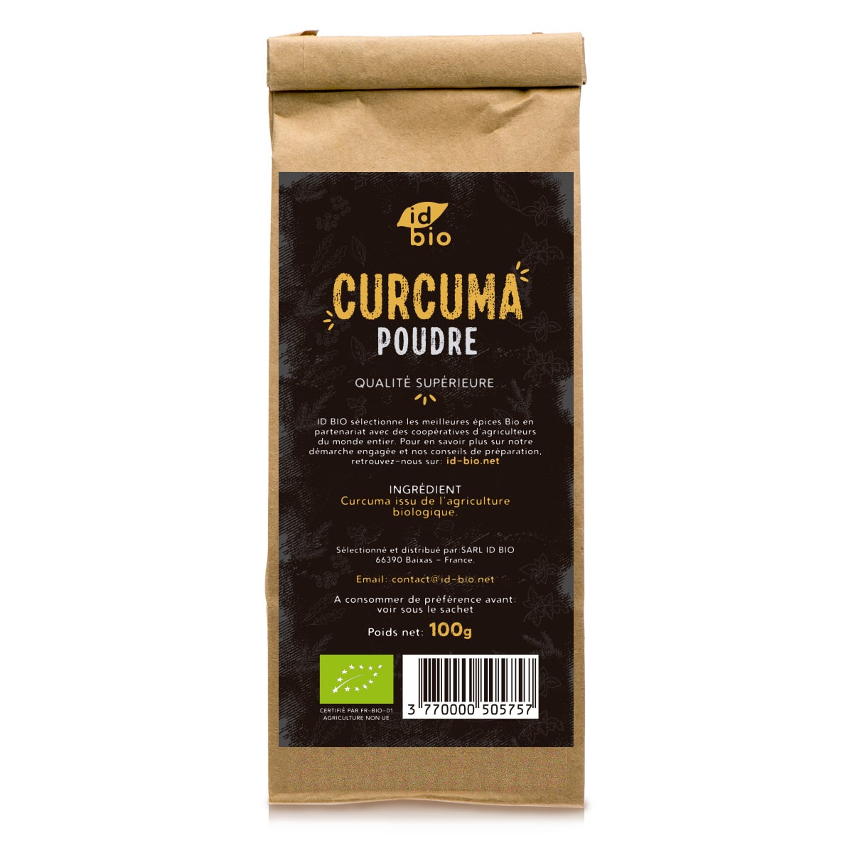 Curcuma poudre bio - 500g | Greenweez