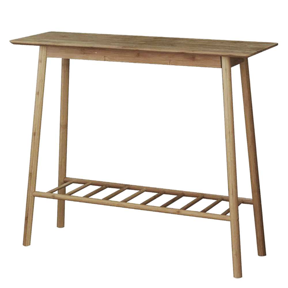Meubles de console bambu avec balda 90 x 30 x h76 cm | Greenweez