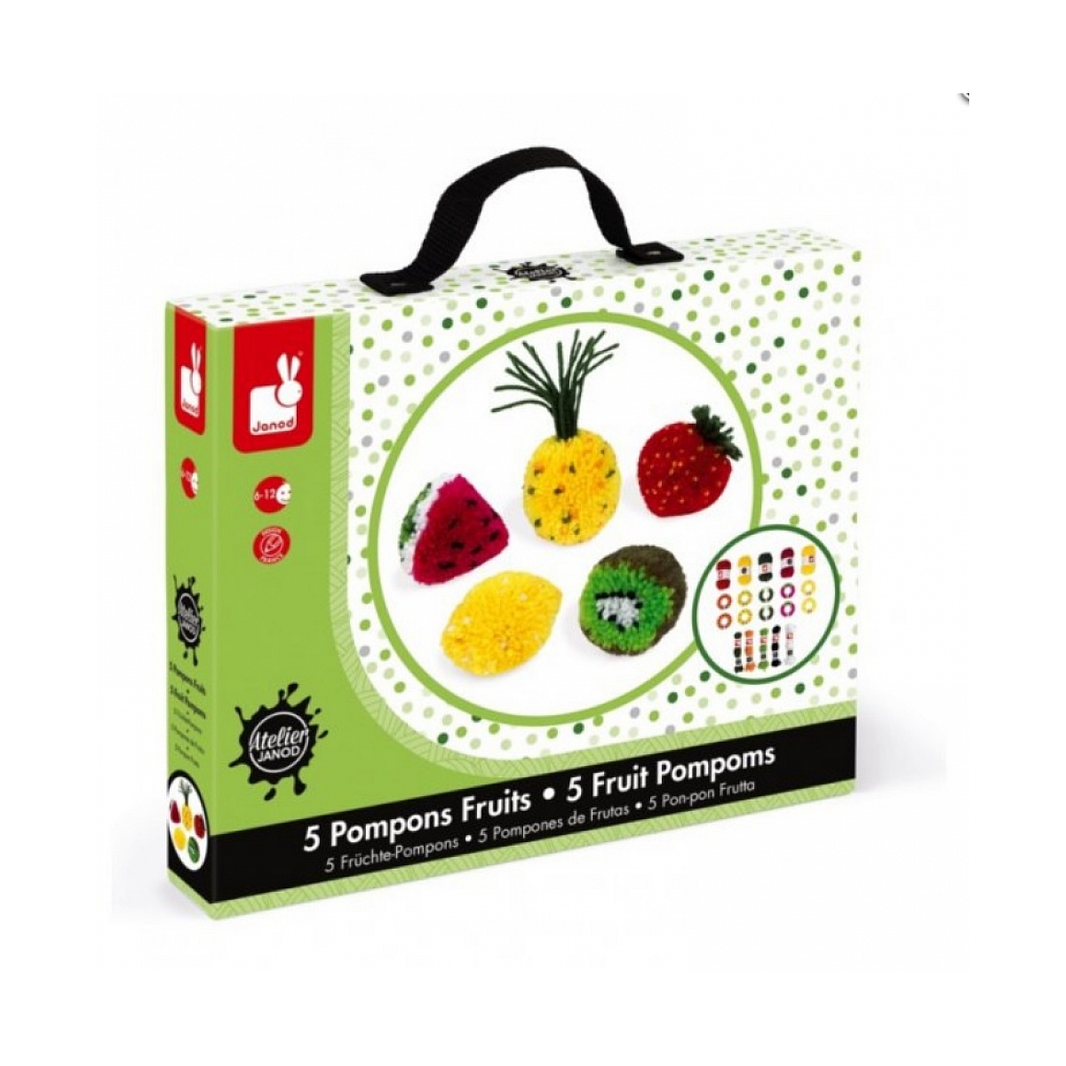 Valisette Pompons fruits | Greenweez
