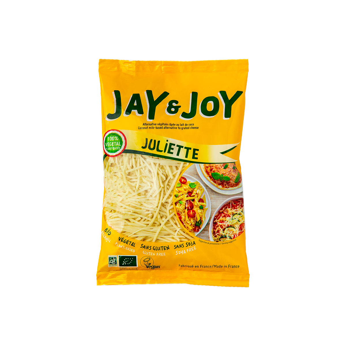 Jay&joy Juliette râpé végétal bio 150g | Greenweez