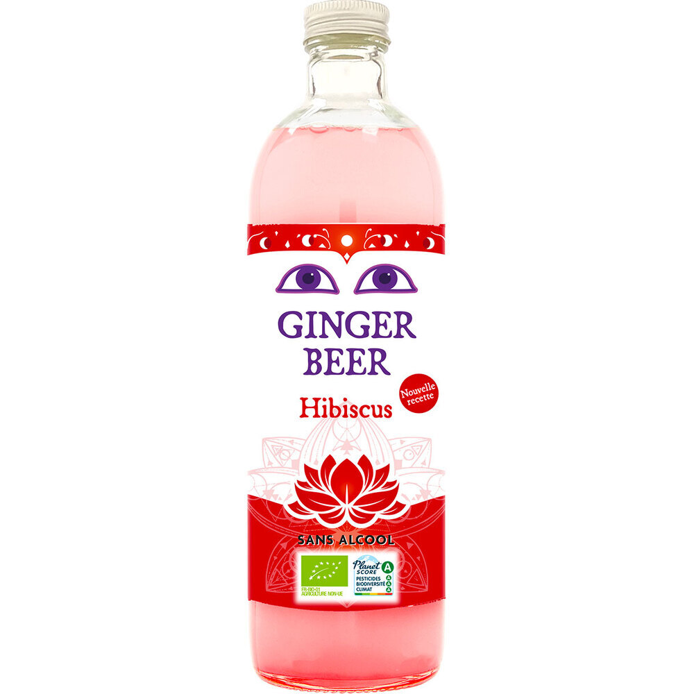 Ginger beer Hibiscus 75cl | Greenweez