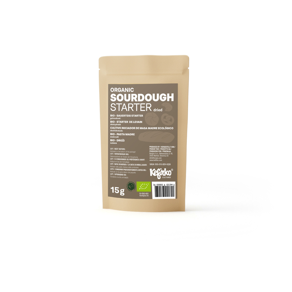 Souche starter de levain sèche 15g Kefirko | Greenweez