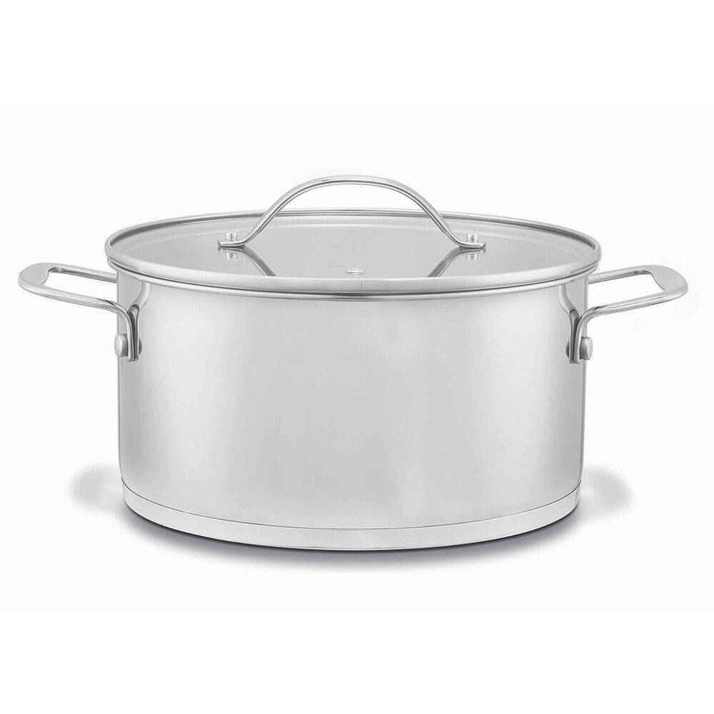 Faitout inox avec couvercle 24cm | Greenweez