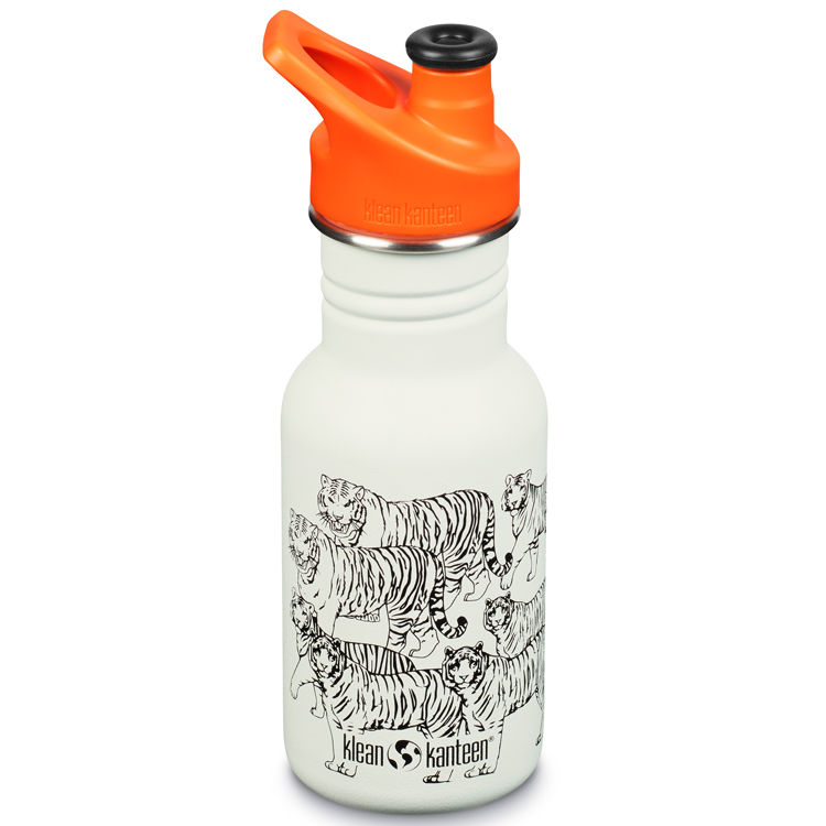 Gourde Inox 355 ml bouchon Sport Tigers | Greenweez