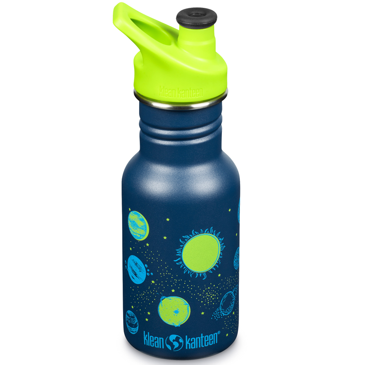 Gourde Inox 355 ml bouchon Sport Planets | Greenweez