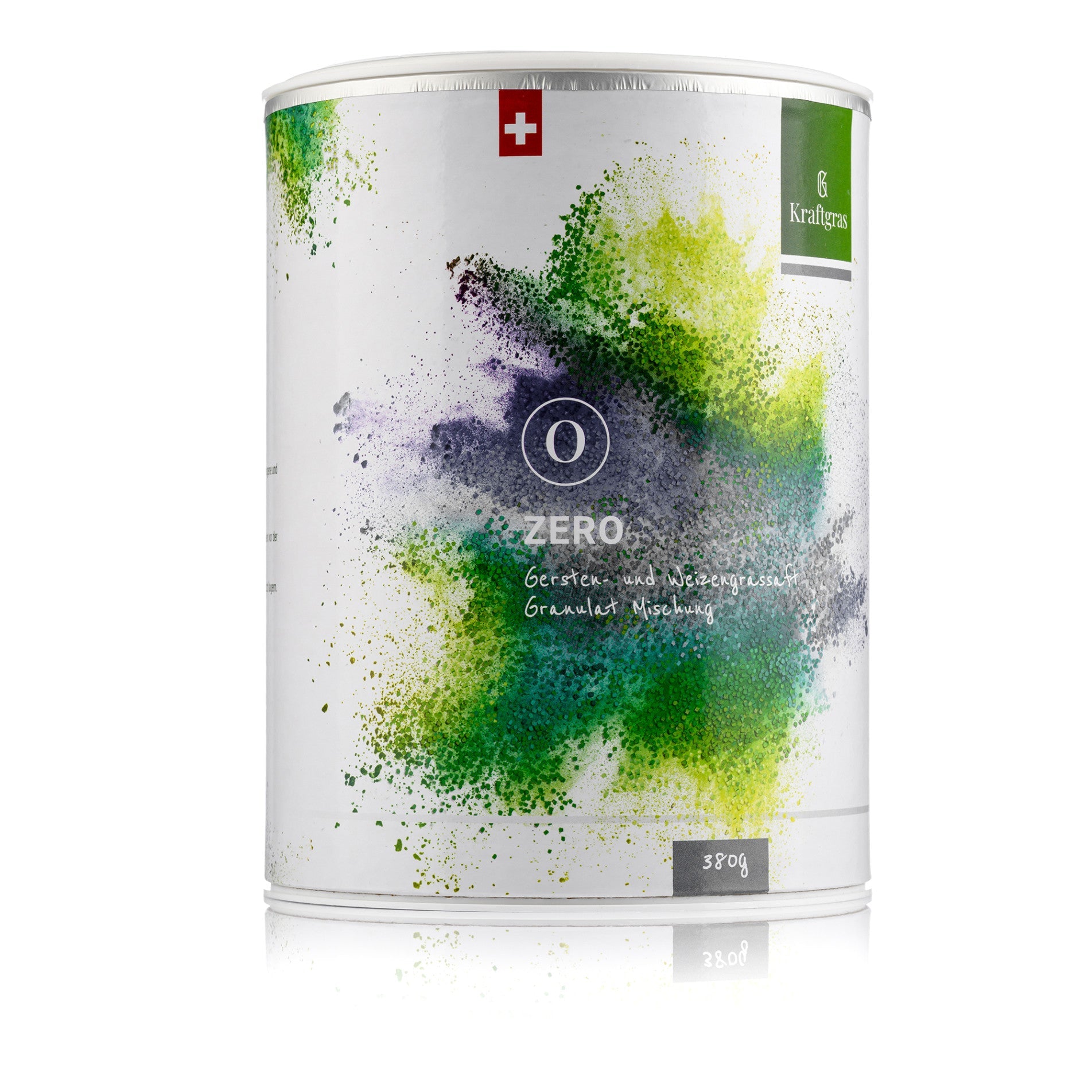 Kraftgras ZERO Poudre de jus dherbe de blé 380g (vegan) | Greenweez