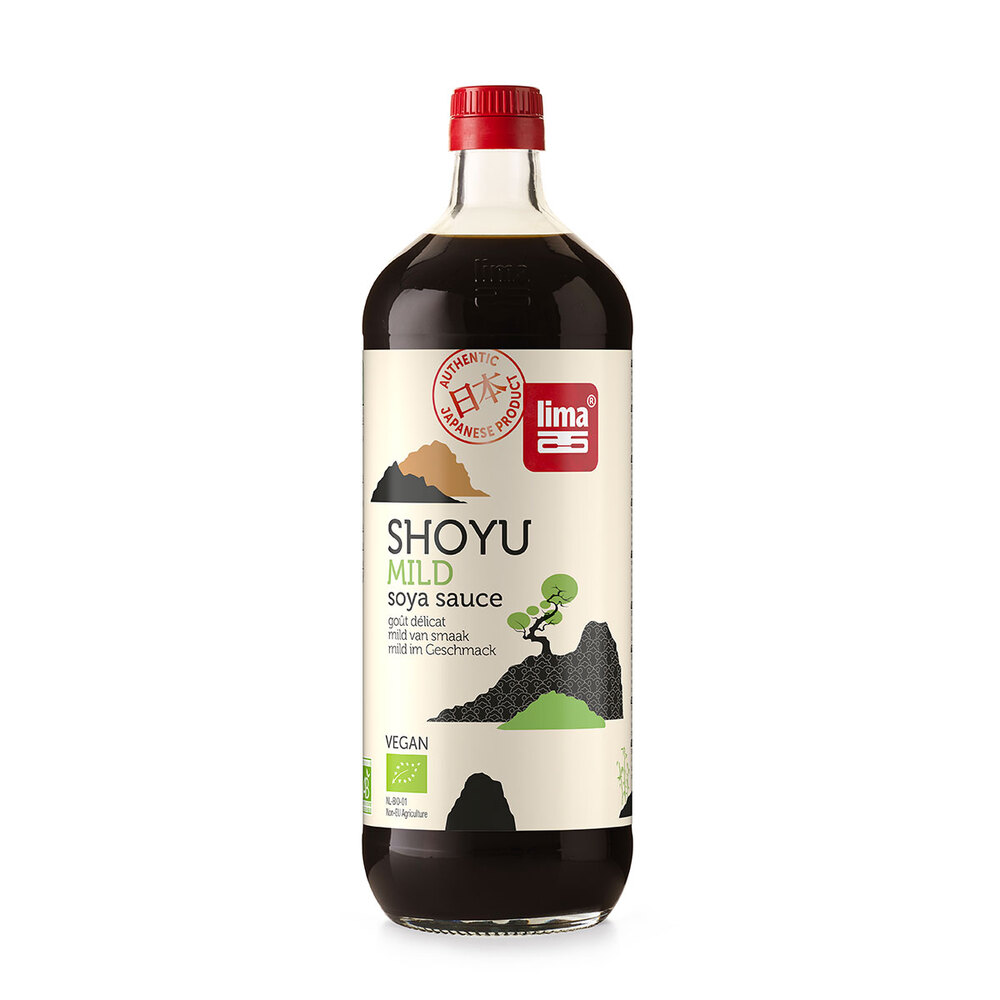 Lima Sauce soja shoyu bio 1L - Sans lactose | Greenweez