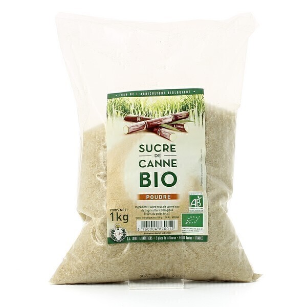 Sucre roux en poudre bio 1kg | Greenweez
