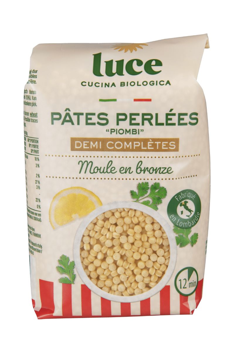 Pâtes perlées demi complètes bio 500g | Greenweez