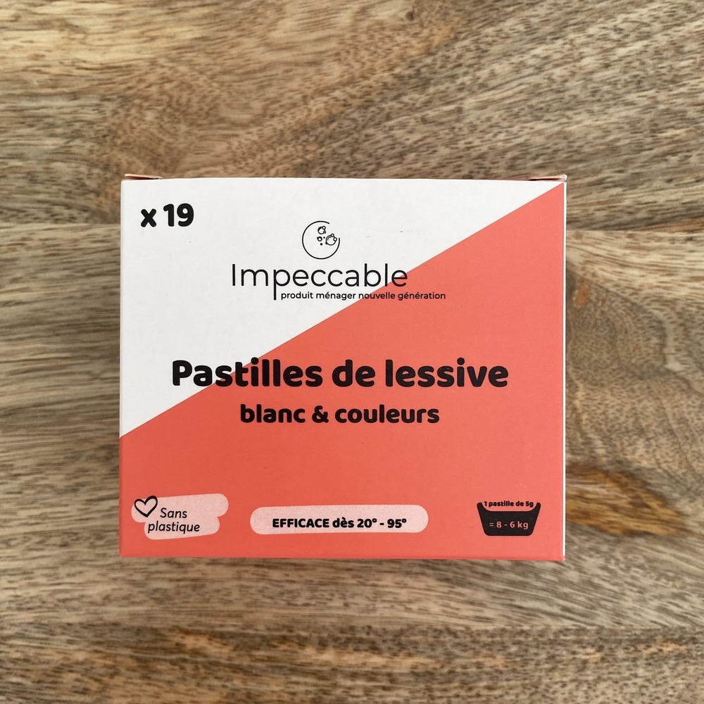 Pastilles de lessive blanc & couleurs | Greenweez