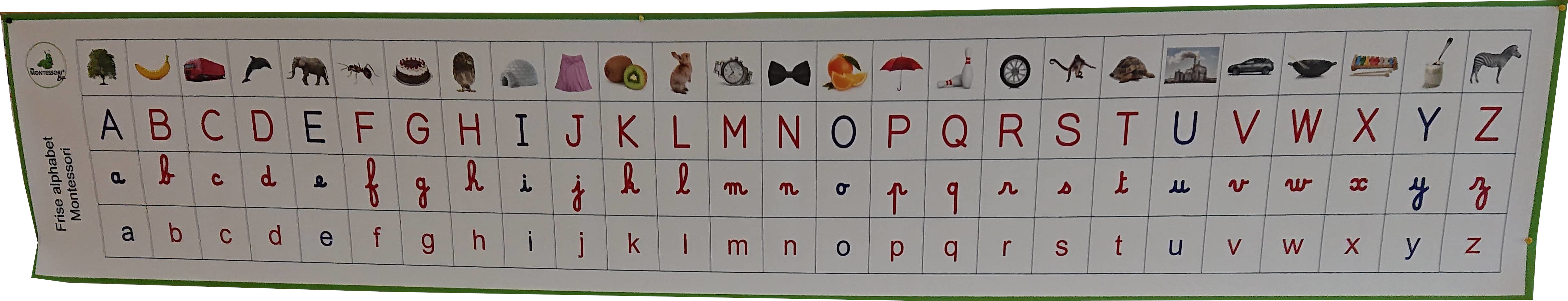MaMontessoriBox frise alphabet v1 | Greenweez