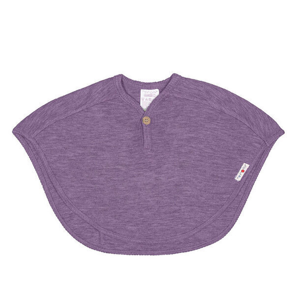 Multi cape en pure laine mérinos Dusty Grape | Greenweez
