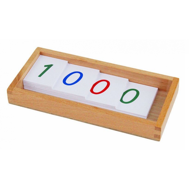 Petites cartes des nombres en PVC 1-9000 | Greenweez