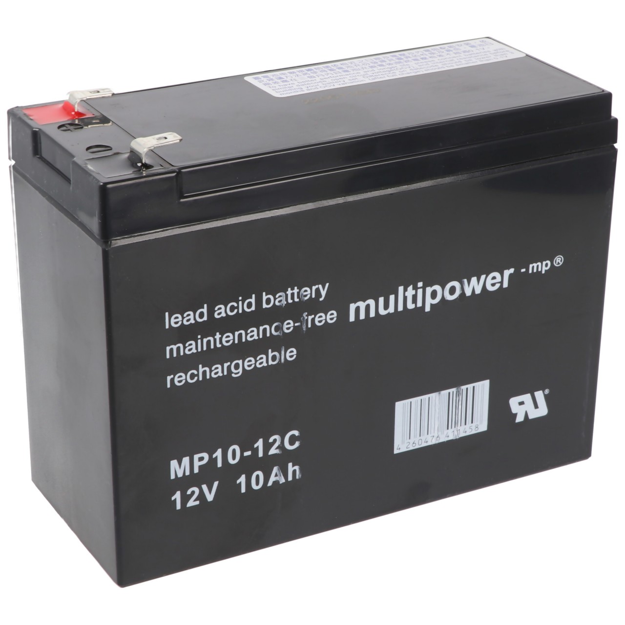 Multipower MP10-12C Batterie Fil PB 12V 10Ah Cycle Cycle Solide | Greenweez