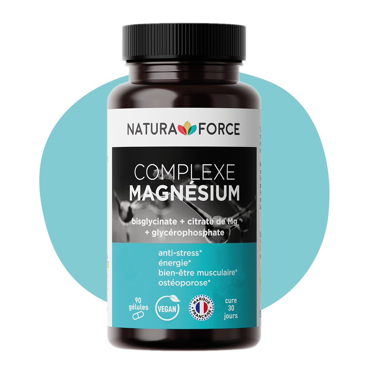 Magnésium naturel - 90 gélules | Greenweez