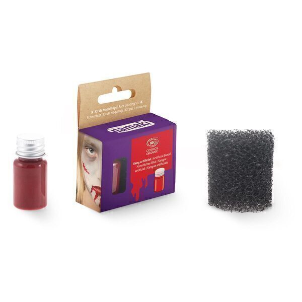 Kit sang artificiel avec éponge effets spéciaux | Greenweez