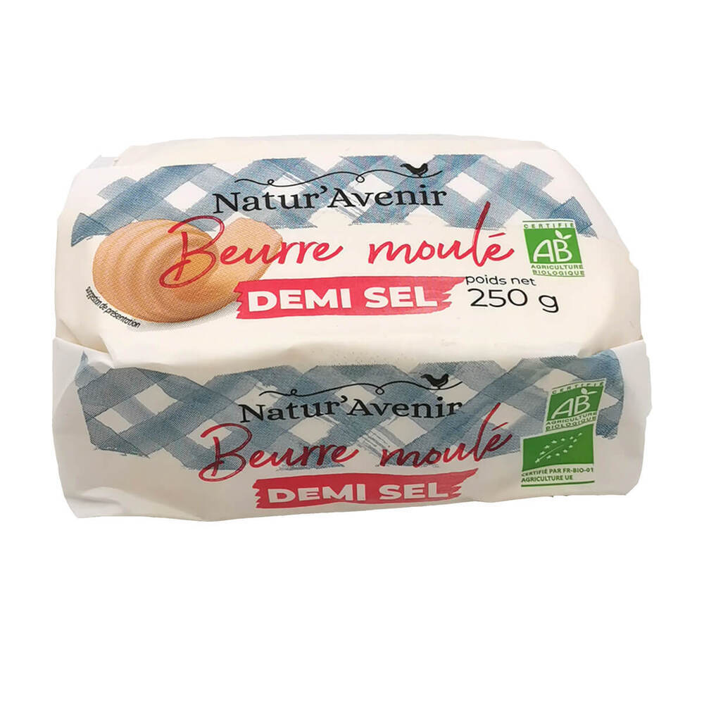 Beurre moulé demi-sel 250g | Greenweez