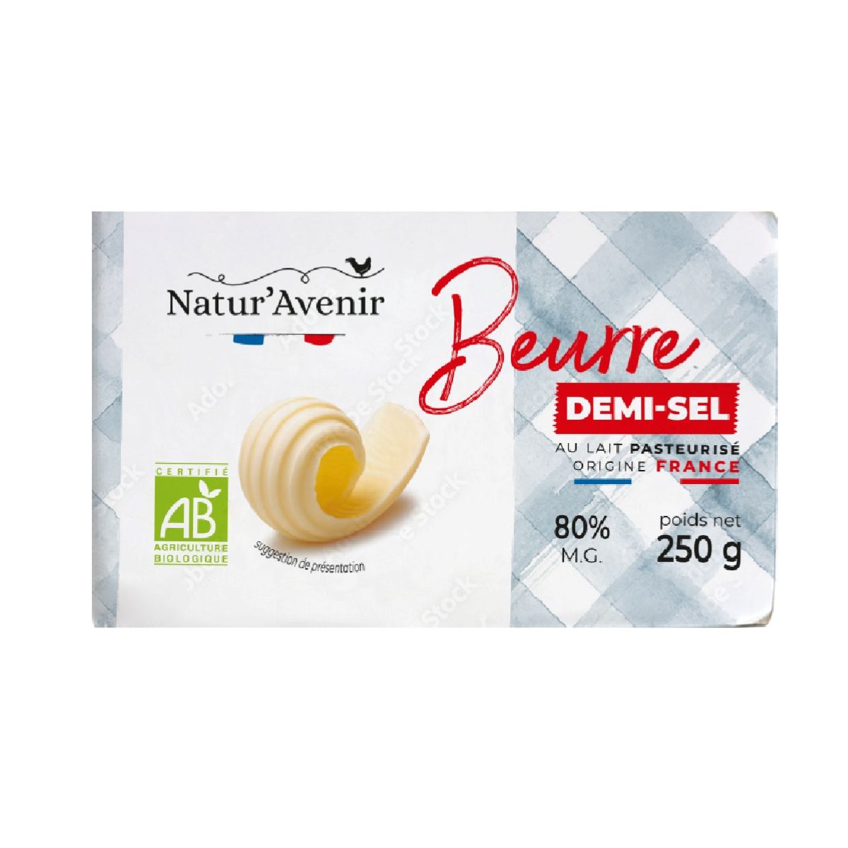 Beurre demi-sel bio 250g | Greenweez