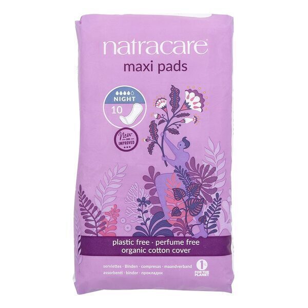 Serviettes maxi Nuit x10 | Greenweez