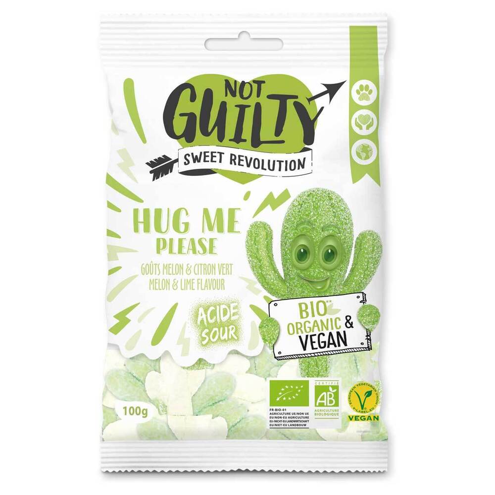 Bonbons Hug me please melon et citron vert bio 100g | Greenweez