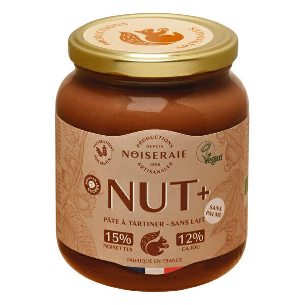 Pâte à tartiner Nut+ noisette cajou 750g | Greenweez