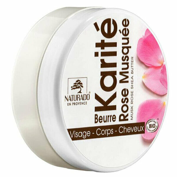 Beurre de Karité Bio à la Rose Musquée 150ml | Greenweez
