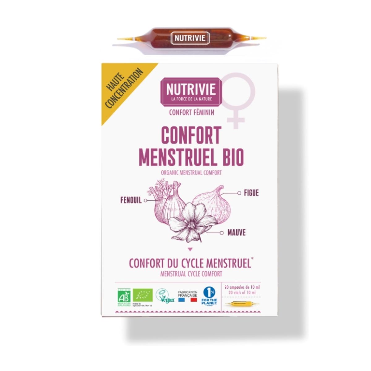Ampoules Confort Menstruel Bio 20 x 10ml | Greenweez
