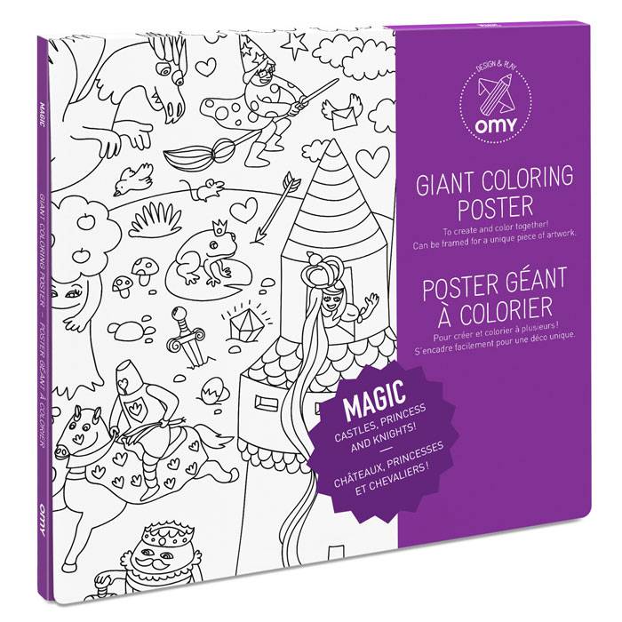 Poster à colorier - Magic | Greenweez