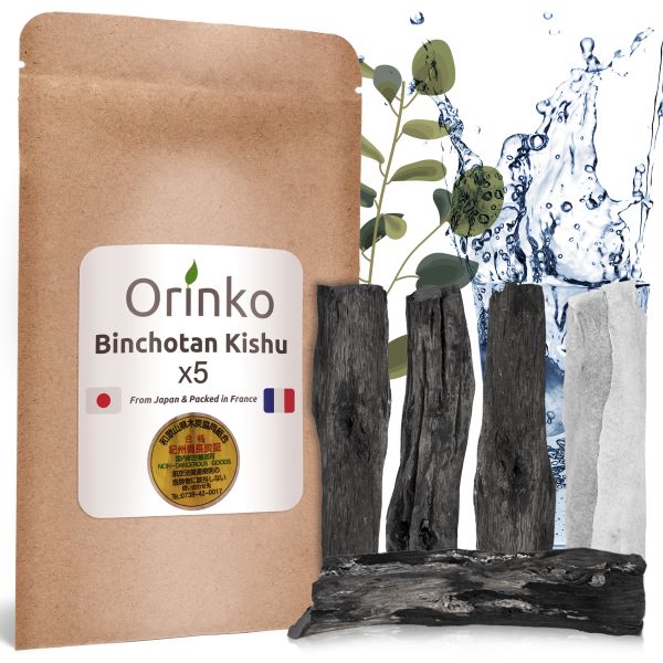 Binchotan Japonais De Kishu X5 Charbon Actif Pour Purification | Greenweez