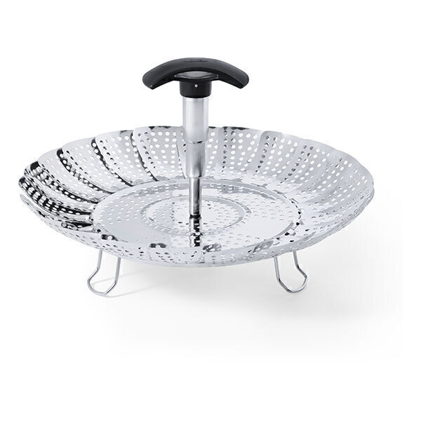 Insert vapeur inox avec poingée rétractable | Greenweez