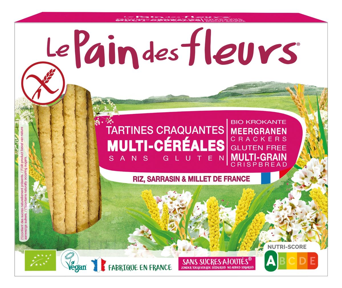 Tartines craquantes multi-céréales bio 150g | Greenweez