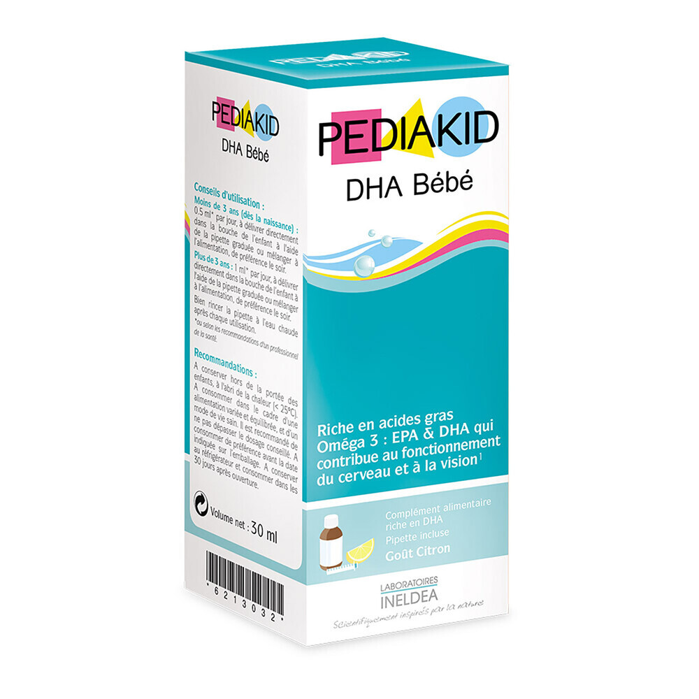 PEDIAKID - DHA bébé - Oméga 3 - Complément Alimentaire Naturel | Greenweez