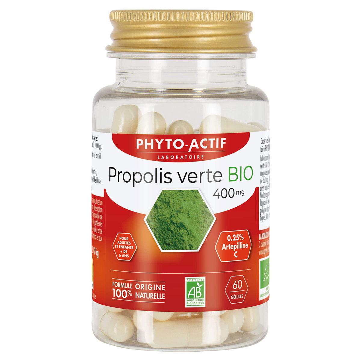 Propolis verte Bio 400mg - 60 gélules | Greenweez
