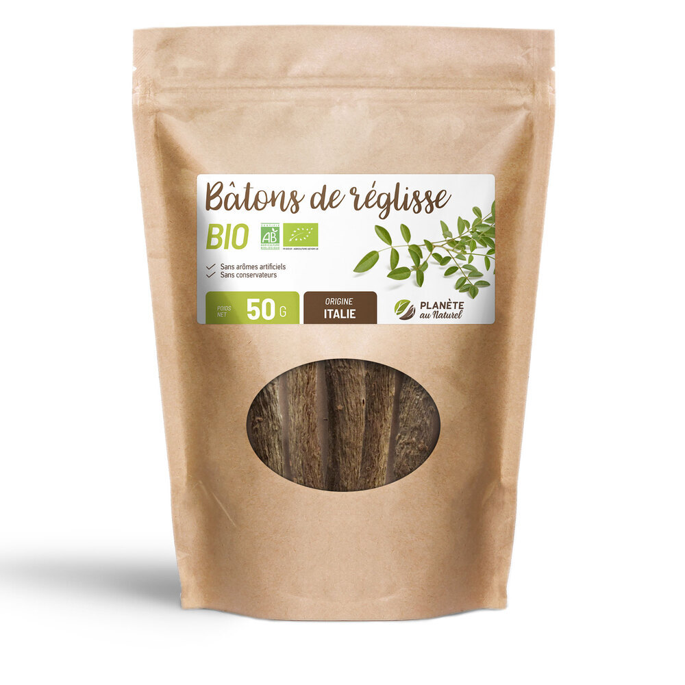 Baton de réglisse bio 50g | Greenweez