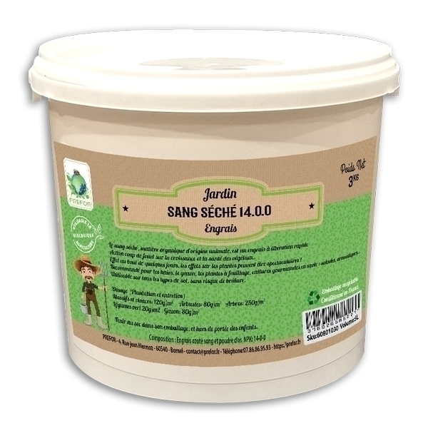 Sang séché Seau 5L 3kg | Greenweez