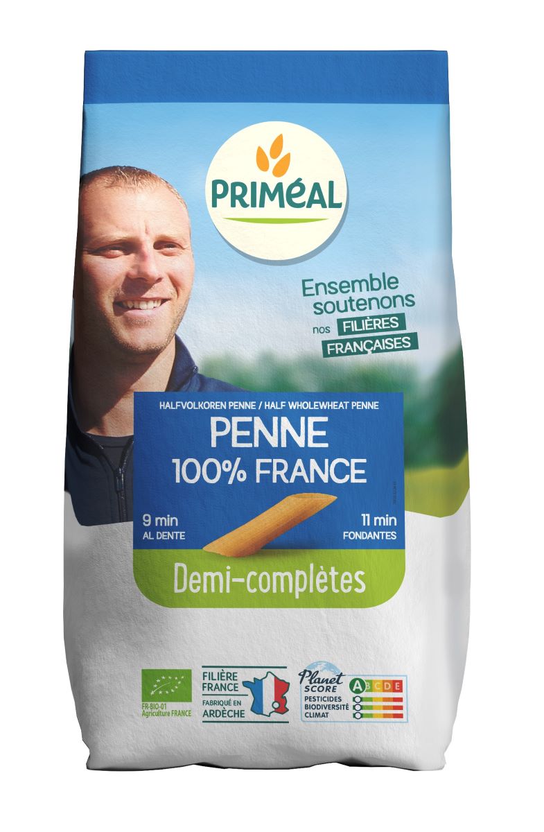 Penne demi-complète France bio 500g | Greenweez