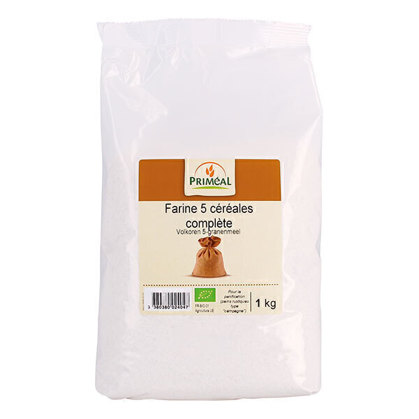 Farine Complète 5 céréales 1kg | Greenweez