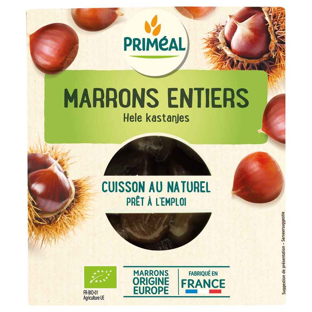 Marrons entiers bio 200g | Greenweez