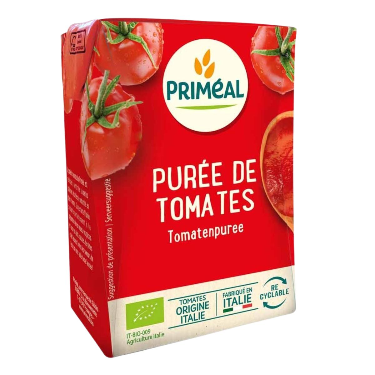 Priméal Purée de tomate bio 200g | Greenweez