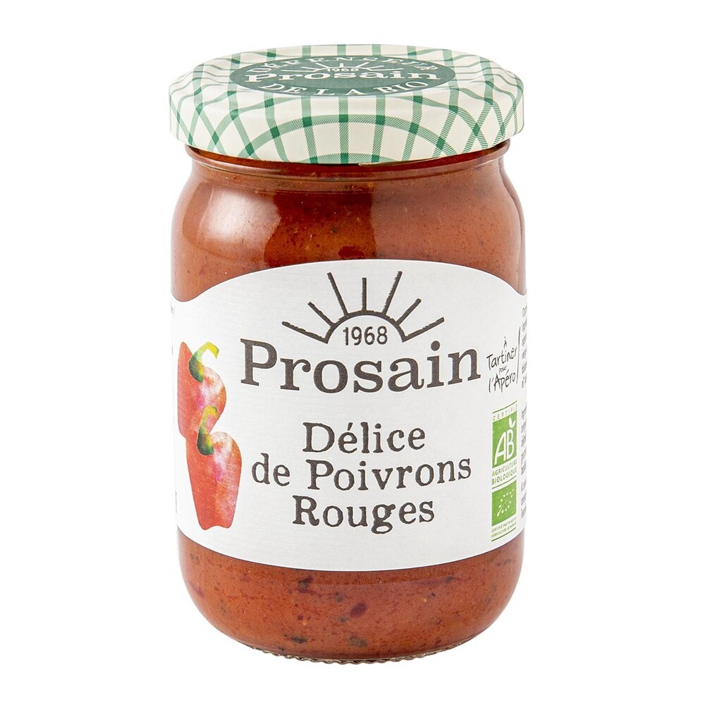 Délice de poivrons rouges 200 gr bio | Greenweez