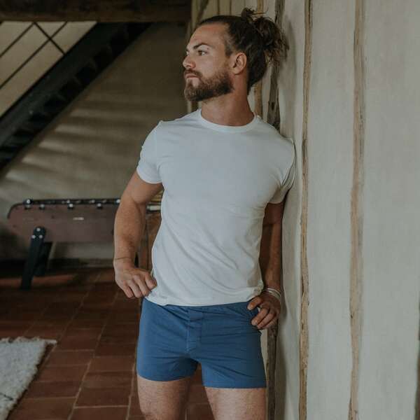 Caleçon bleu céruléen - pack de 2 caleçons | Greenweez