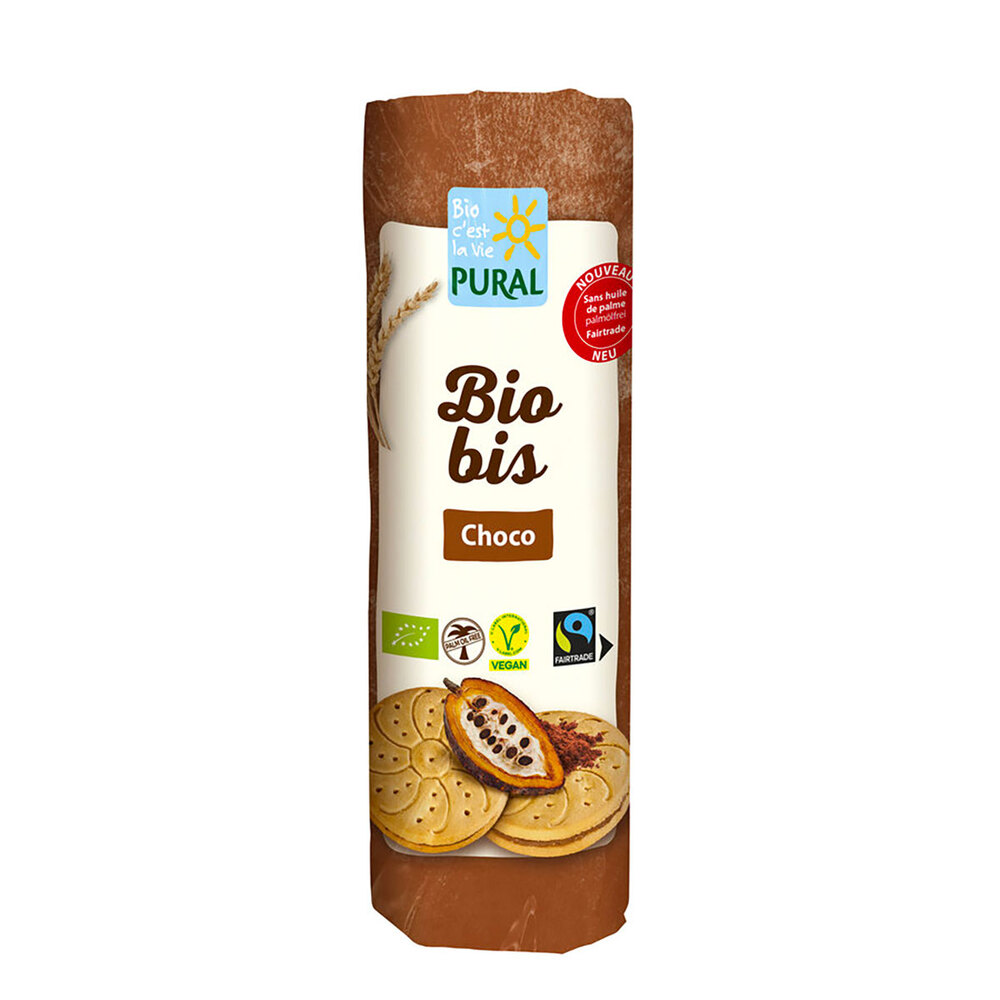 Biscuits fourrés Biobis chocolat bio 320g | Greenweez