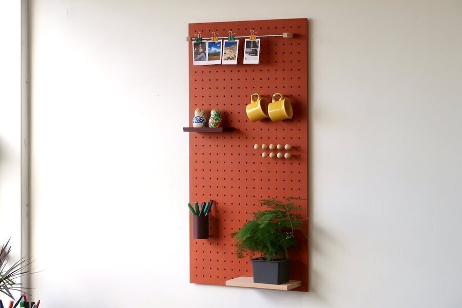 Pegboard rectangle 96 orange | Greenweez